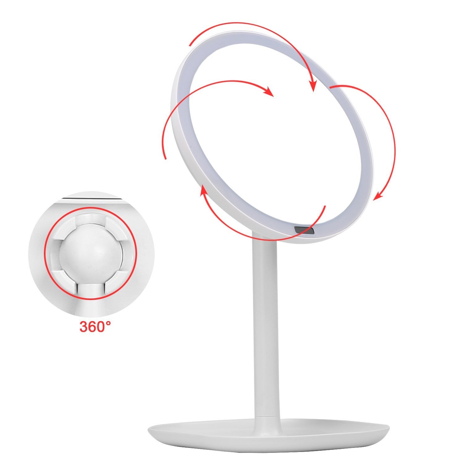 Motion Sensor Lighted Mirror – Dolovemk Beauty